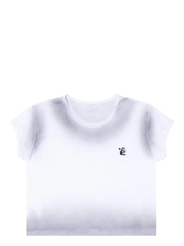 HELLSTAR Cropped T-shirt - White