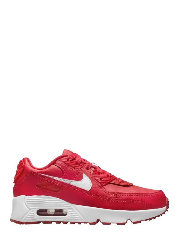 Nike Air Max 90 Leather Sneakers - Red