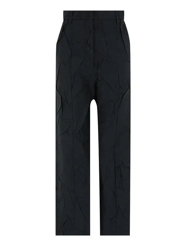MAISON MARGIELA Pleated Trousers - Black