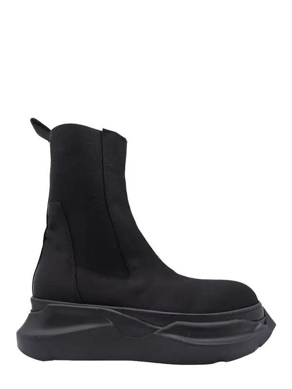 Rick Owens Fogachine Abstract Beatle Boots - Black