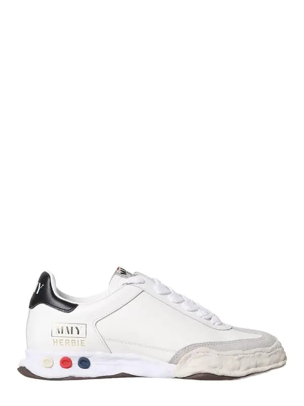 Mihara Yasuhiro Herbie Og Sole Leather Low Sneakers - White