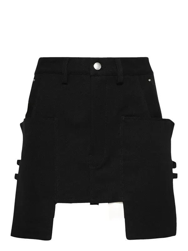 Rick Owens Stefan Mini Skirt - Black