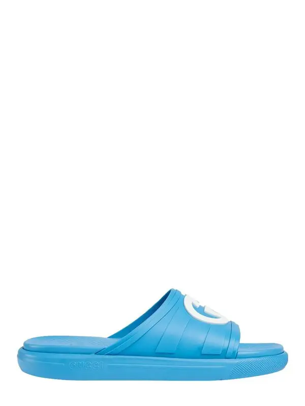 Gucci Interlocking G Slide - Blue