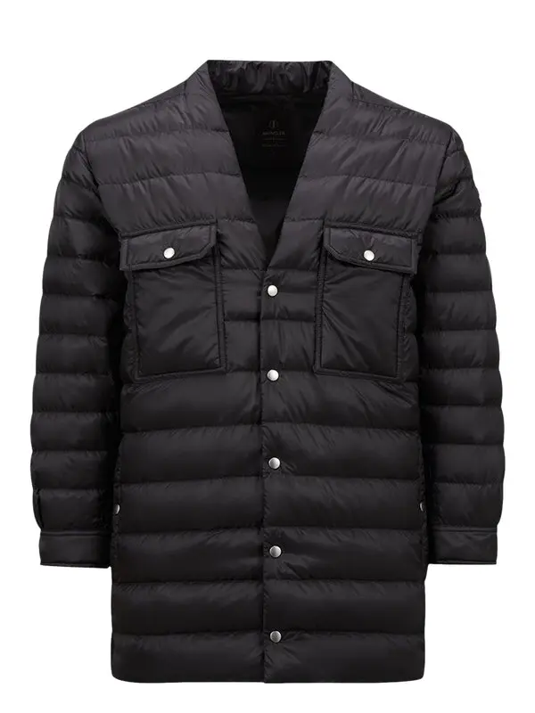 Moncler Woven Outershirt - Black