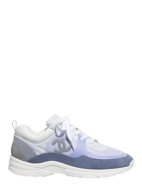Chanel Suede Calfskin Sneakers - Blue