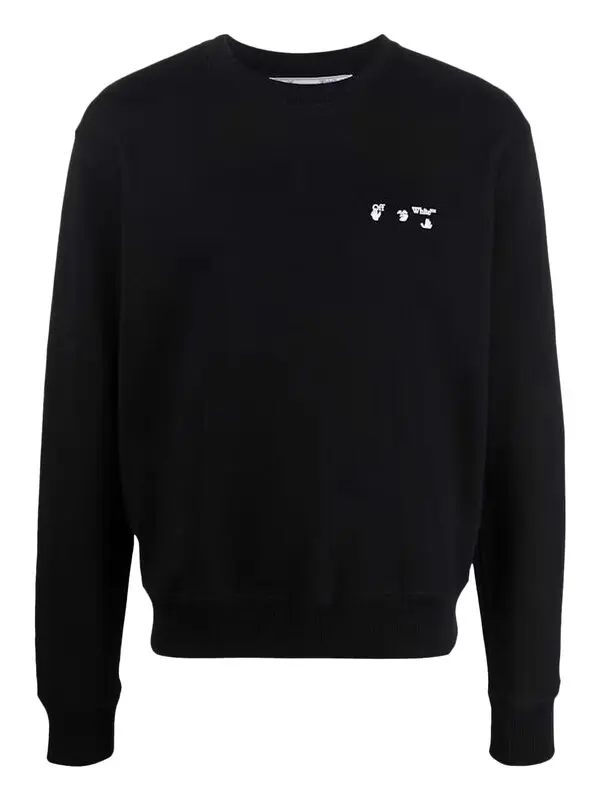 Off-White Logo Slim Crewneck - Black