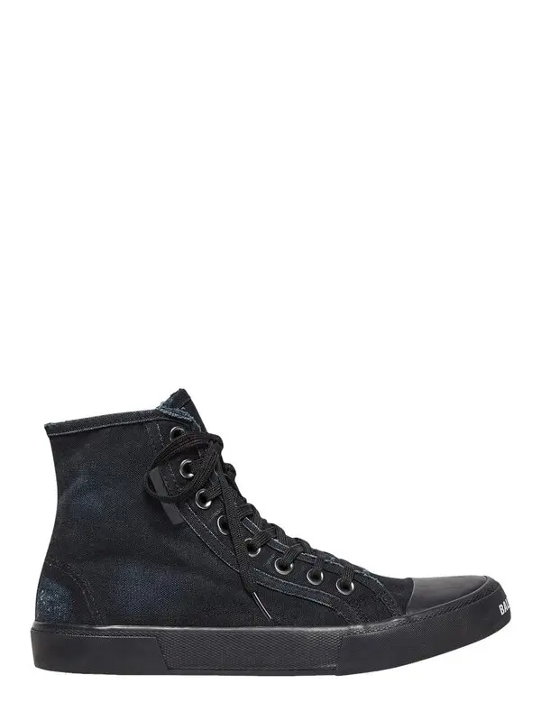 Balenciaga Paris High-top Sneakers - Black