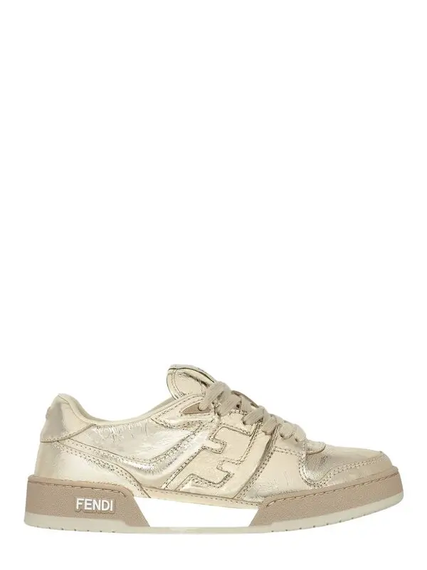 Fendi Match Sneakers - Gold