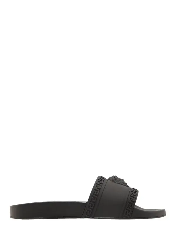 Versace Palazzo Medusa Pool Slide - Black