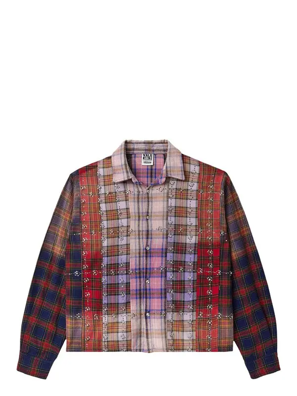 VALE FOREVER Summer Jam Patchwork Flannel - Red