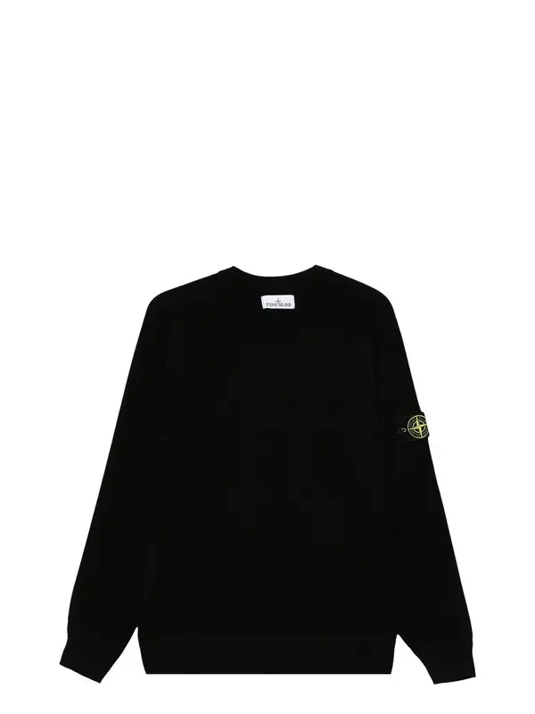 Stone Island Fleece Sweatshirt - Black