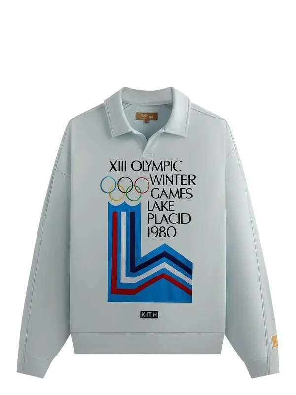 Kith Olympics Heritage Nelson Collared Pullover - Green