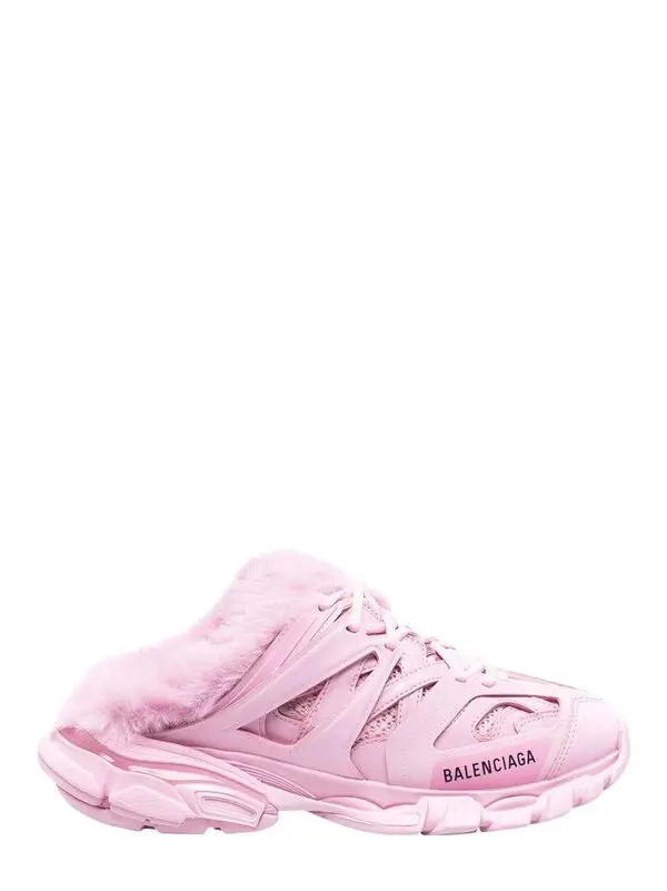 Balenciaga Track Mules - Pink