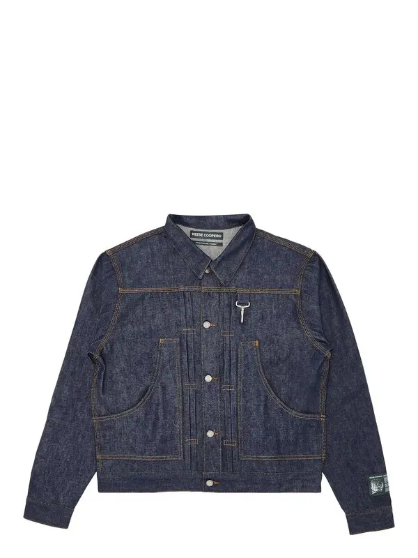 Reese Cooper Smokejumper Raw Denim Jacket - Blue