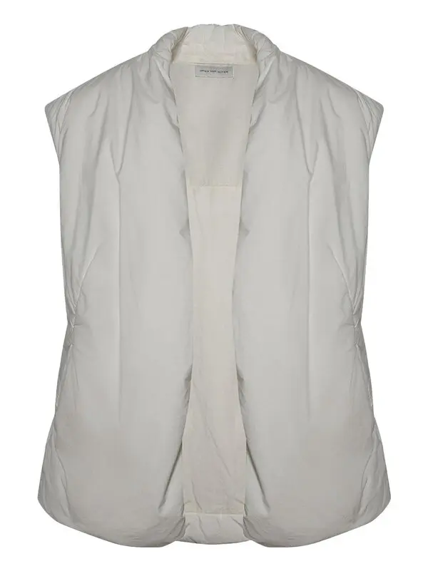 Dries Van Noten Padded Gaber Vest - White