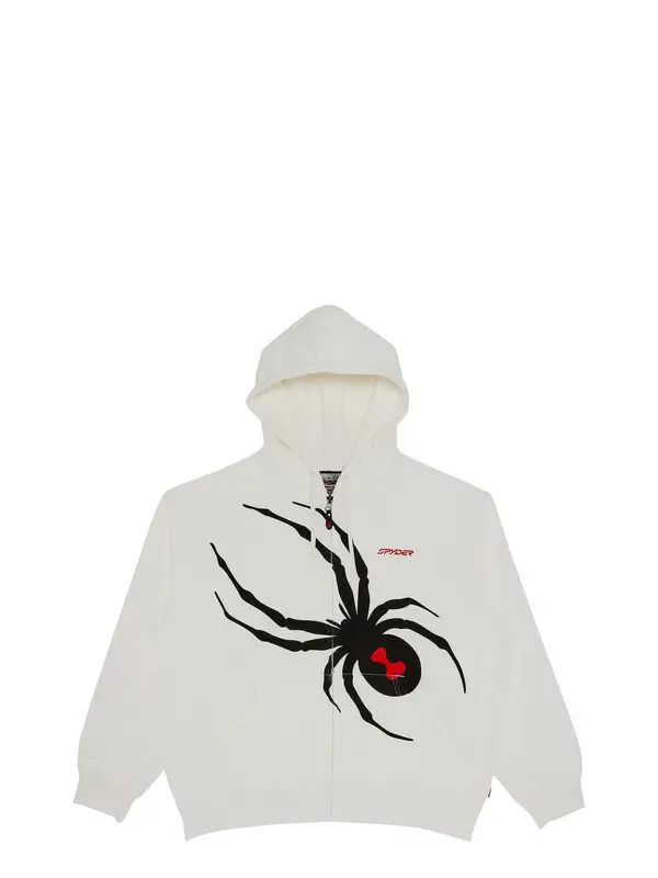 Supreme X Spyder Zip-up Hooded Sweatshirt - White