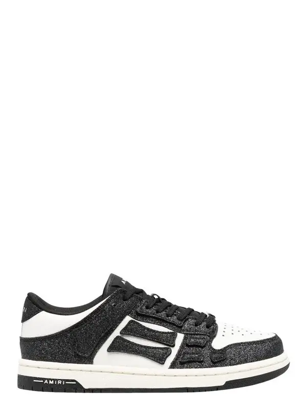 Amiri Skel Top Low Sneakers - Black