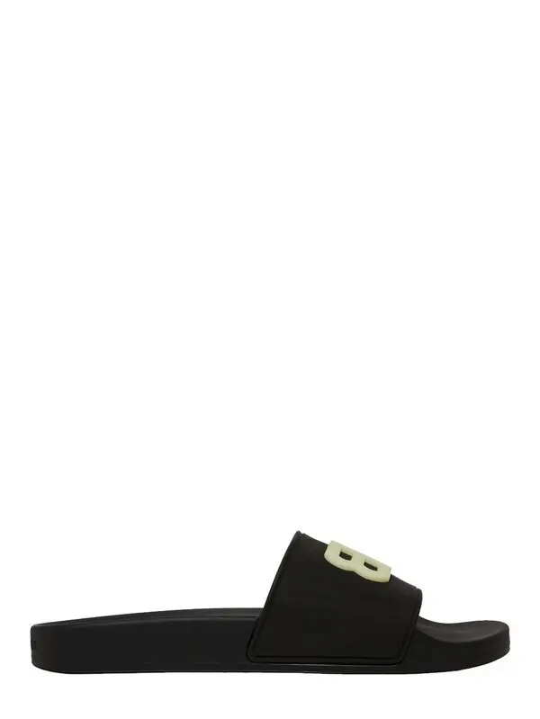 Balenciaga Pool Slides - Black