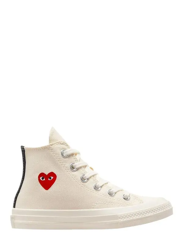CONVERSE Comme Des Garçons Play X Chuck 70 High Ps Sneakers - Cream