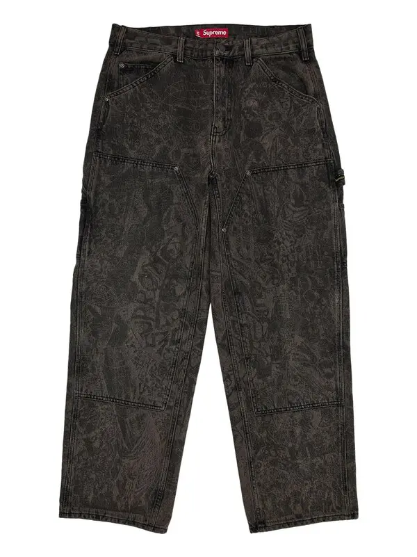 Supreme Double Knee Painter Pant Liberty - Brown