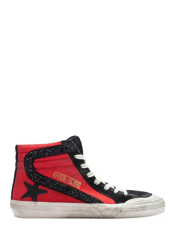 Golden Goose Slide High-top Sneakers - Red
