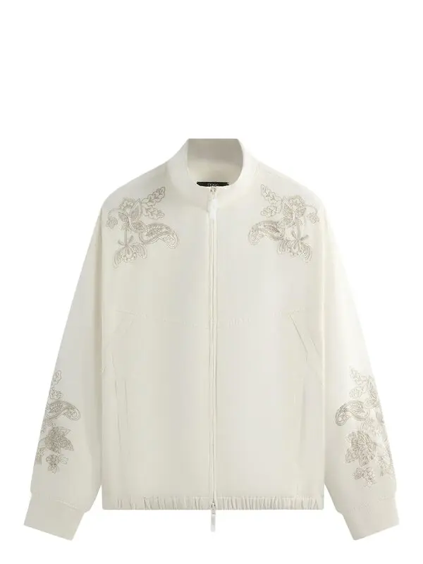 Kith Embroidered Mesh Track Jacket - White