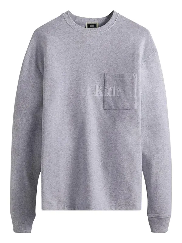 Kith Long-sleeve Quinn Tee - Grey