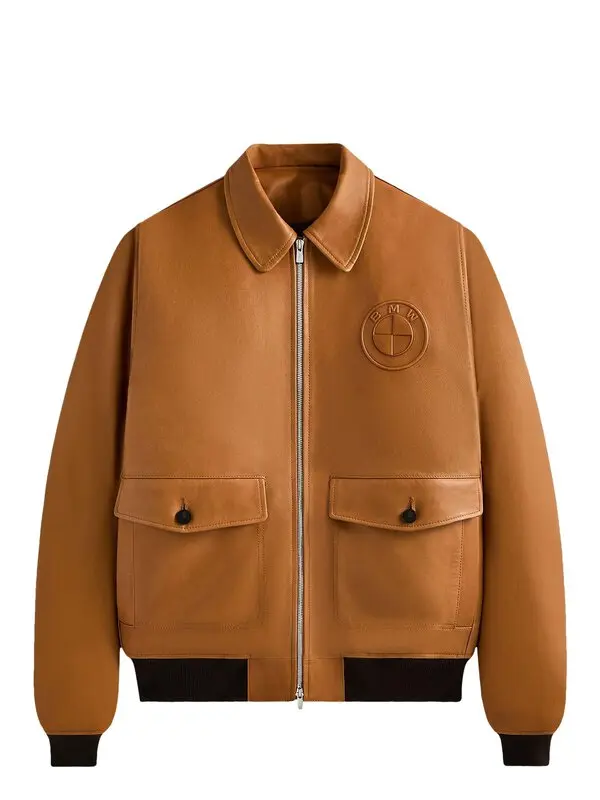 Kith Leather Hawthorne Flight Jacket - Tan
