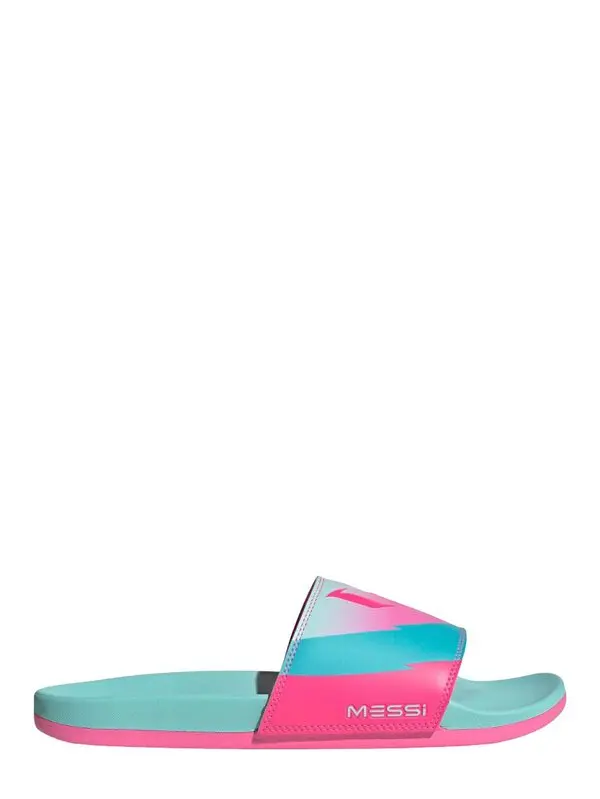 Adidas Lionel Messi X Adilette Comfort 'miami' Slides - Teal