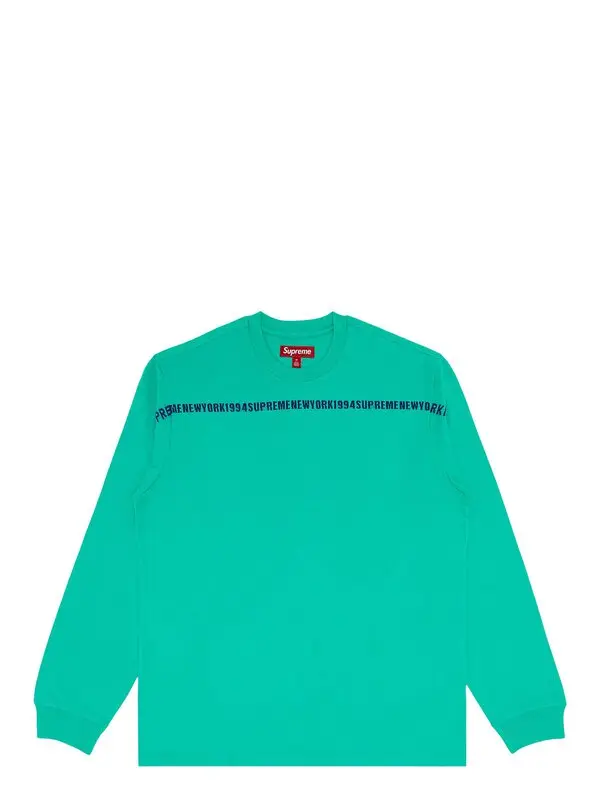 Supreme Intarsia Stripe Long-sleeve Top - Green