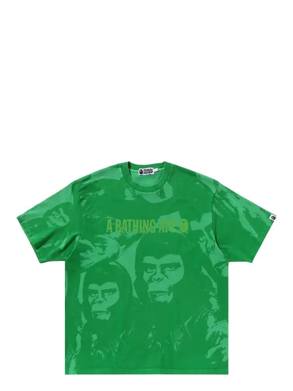 A BATHING APE Relaxed Fit Tee - Green