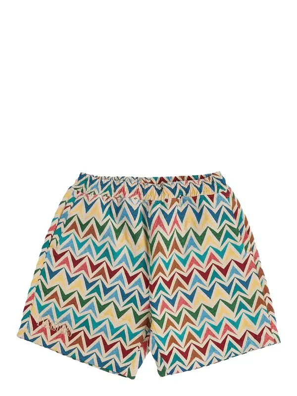 PLEASURES Basket Woven Shorts - Brown