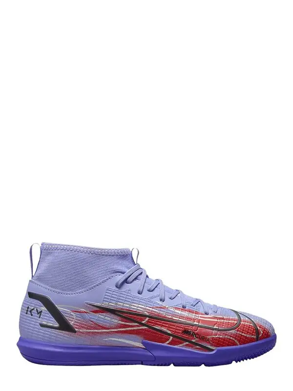 Nike Kylian Mbappé X Mercurial Superfly 8 Academy Ic Gs 'flames - Purple