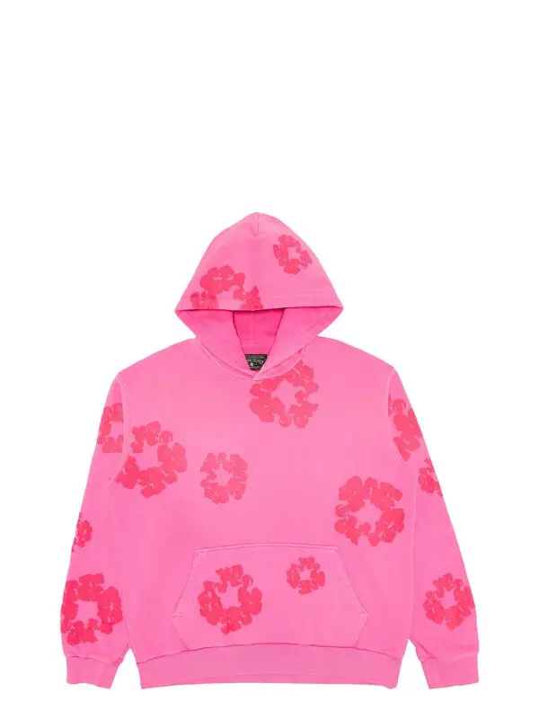DENIM TEARS Mono Cotton Wreath Hoodie - Pink