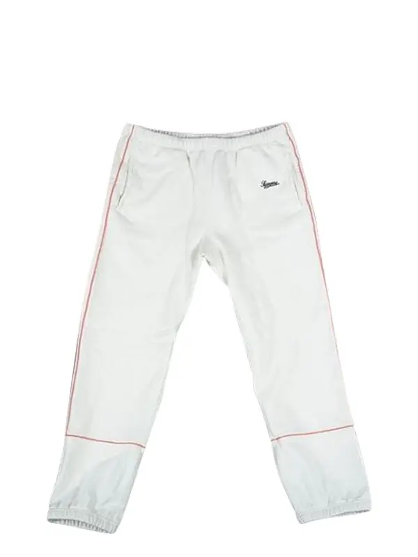 Supreme Piping Sweatpant - White