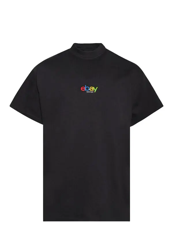 Balenciaga Oversized T-shirt - Black