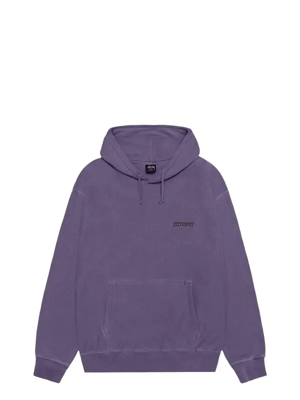 StÜssy Jumbo Pigment Dyed Hoodie - Purple