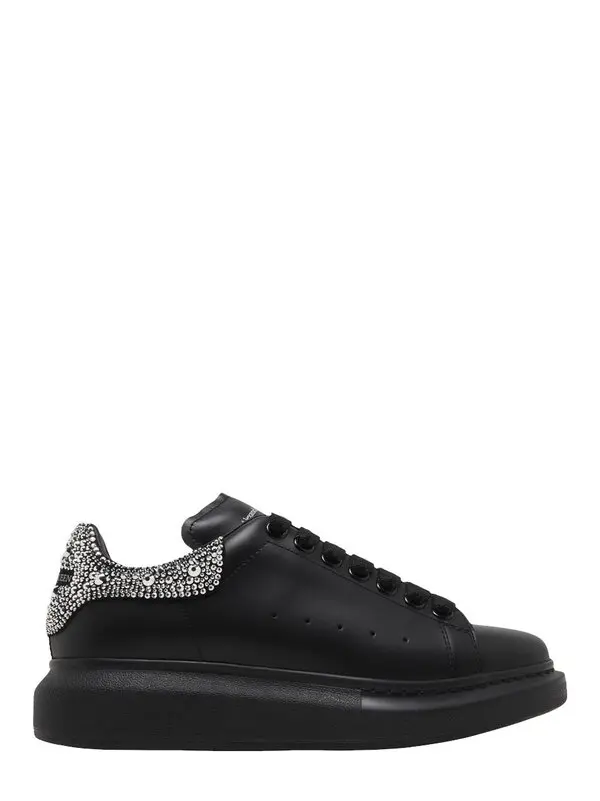 Alexander McQueen Oversized Crystal Sneaker - Black