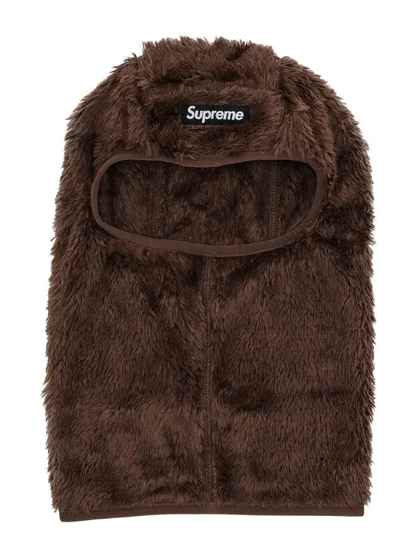 Supreme Fuzzy Balaclava - Brown
