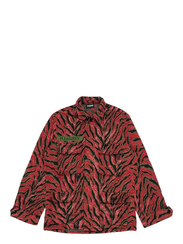 PLEASURES Jungle Jacket - Red