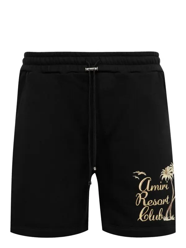 Amiri Twisted Palms Short - Black