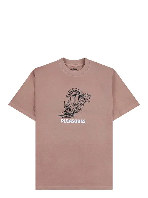 PLEASURES 9th Street T-shirt - Pink
