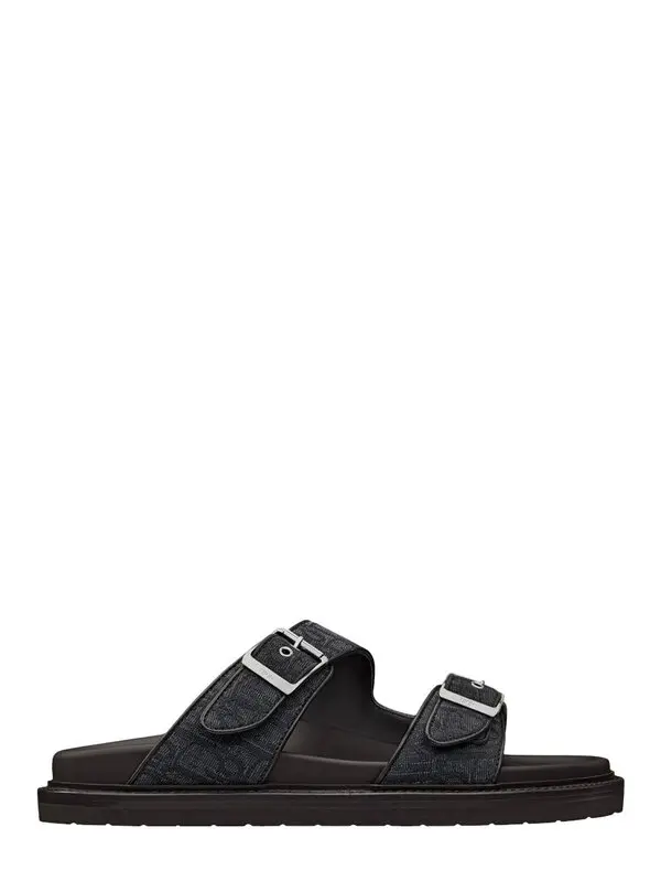 Dior Oblique Aqua Sandal - Black
