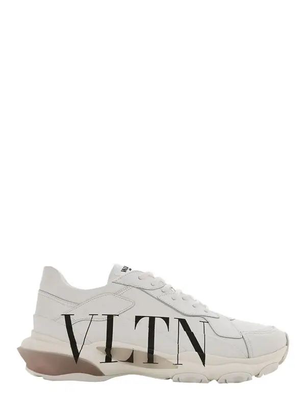 Valentino Garavani Bounce Logo Print Sneakers - White