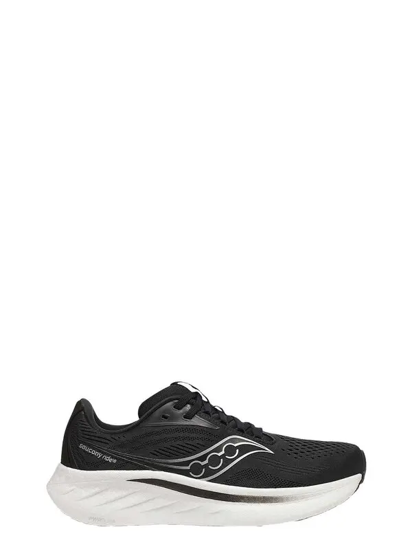 Saucony Ride 18 Wide Sneakers - Black