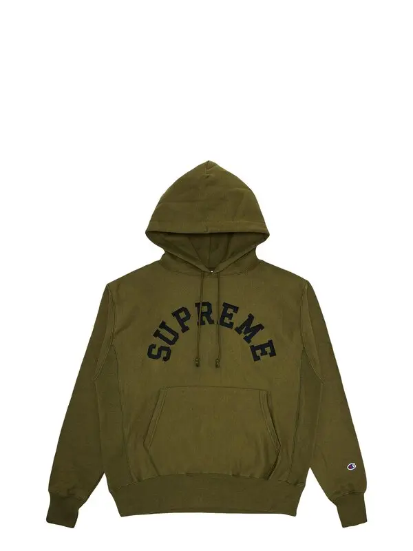 Supreme Champion Hooded Sweatshirt - Green