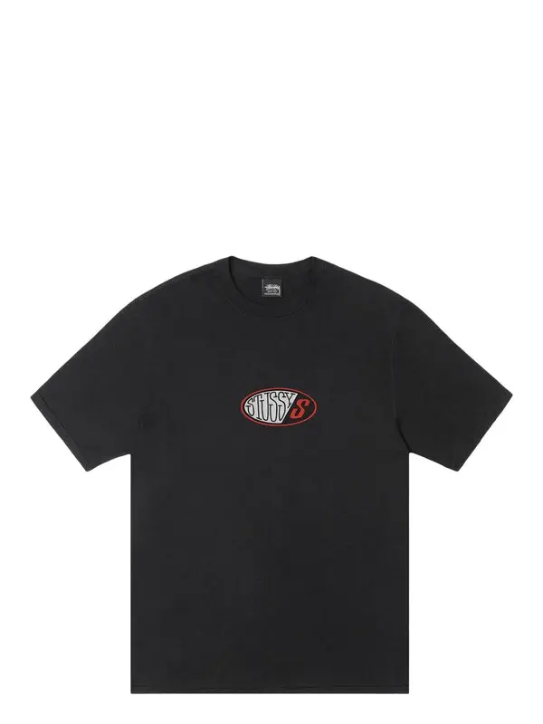 StÜssy Pitstop Pigment Dyed Tee - Black
