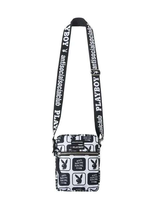 ANTI SOCIAL SOCIAL CLUB X Playboy Checkered Side Bag - White
