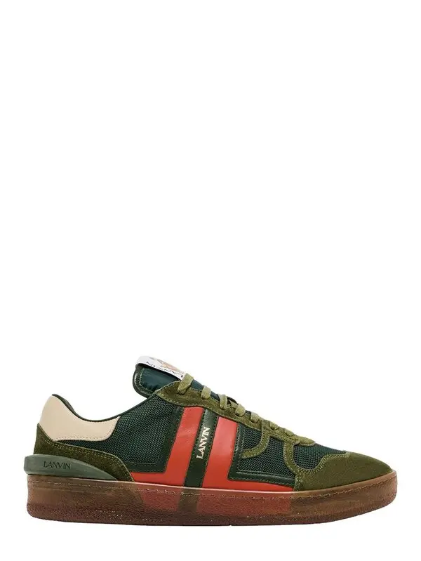 LANVIN Clay Low Sneakers - Green