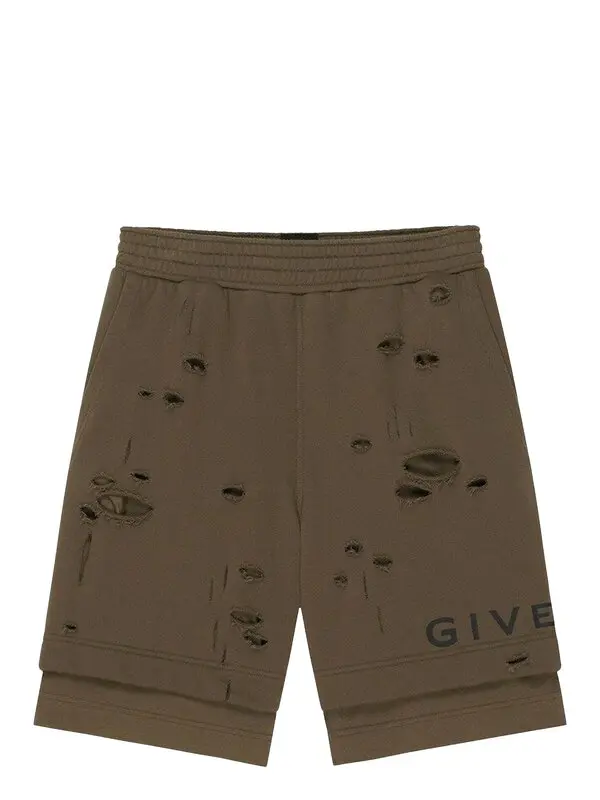 Givenchy Board Fit Hole Shorts - Tan